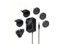 China 15W Multi-Plug AC/DC Adapter, 5V 3A Power Supply for LED Strips, Mini Electronics for sale
