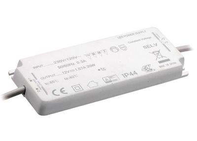 China GS TUV IP44 Certified 12W LED Driver Power Supply 90-265V AC 24V 500mA 12V 1A for sale