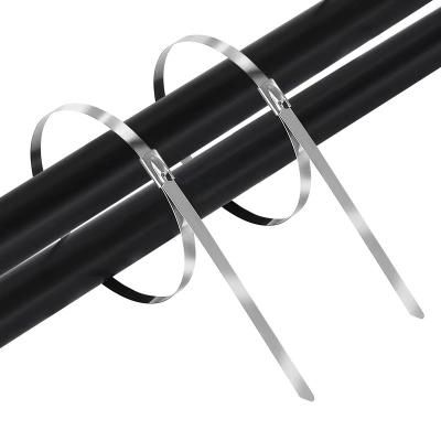 China High Temperature Resistance 304 316 Steel Cable Ties Self Locking for sale