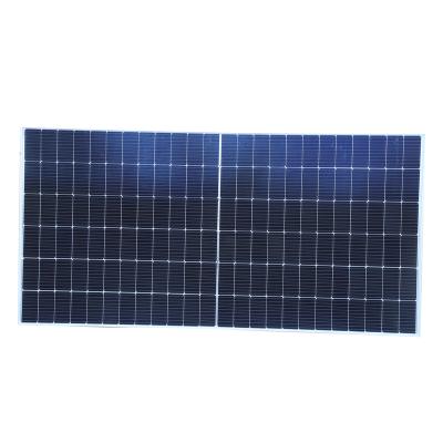 China Hot Selling Mono Crystal Mono Solar Cell 48v 550w 530w Panel Price M10 182mm*91mm Solar Power Panel 72 Panel for sale