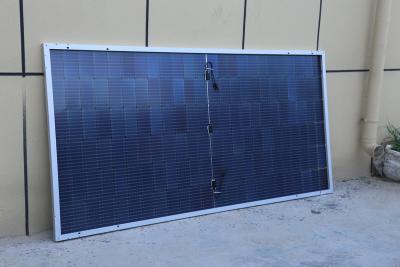 China Half Cut Portable Transparent Flexible Monocrystalline Silicon Solar Panels for sale