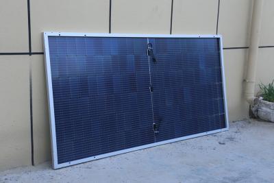 China Half Cut Portable Transparent Flexible Monocrystalline Silicon Solar Panels for sale