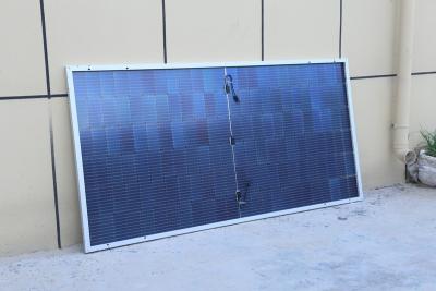 China Half Cut Portable Transparent Flexible Monocrystalline Silicon Solar Panels for sale