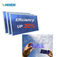 China Transparent PV Module PERC Mono Half Cells Monocrystalline 500w Solar Panel for sale