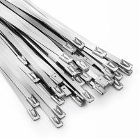 China 304 High Precision Stainless Steel Cable Ties -80℃- 538℃ Operating Temperature for sale