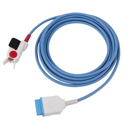 China Blue Pediatric Clip 3m Reusable Spo2 Sensor Dash 2500 Ge Pulse Oximeter for sale
