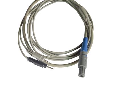 China RoHS TPU Medical Device Cables With Plastic Push Pull Connector for sale