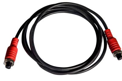 China Black Nickel Plated Medical Equipment Cables With Metal Connector for sale