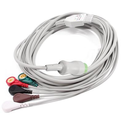 China Mindray T5 T6 T8 ECG EKG Cable 12 Pins for sale