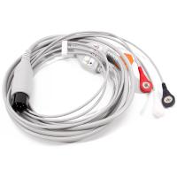 China Mindray PM9000 Round 6 Pin ECG EKG Cable 5 Lead Medical Cable for sale