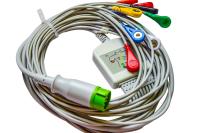 China Spacelabs 90367 Medical Ecg Cable 10 Lead EKG Leadwire For EKG Diagnosis System for sale