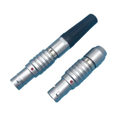 China Multi Pin 0B Series LEMO Circular Metal Connectors Male Female Gender for sale