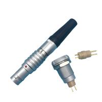China Male Female Circular Push Pull Connectors 2 Pin Threaded Coupling for sale
