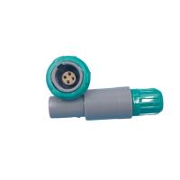 China Circular Electrical Pin Plastic Push Pull Connectors For Military Device for sale
