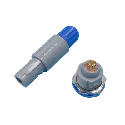 China Round Solder Plastic Push Pull Connector for sale