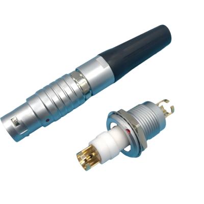 China Self Locking Circular M15 Connector Compatible FGG EGG ECG EPG for sale