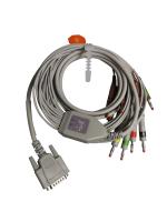 China Nihon Kohden ECG EKG Cable 10 Leads EKG Cable In IEC AHA Coding for sale