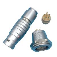 China FGG Circular Push Pull Metal Connector Nickel Plating Surface for sale