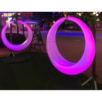 China high quality LED remote control luminous swing, rotational molding led swing for sale