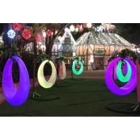 China high quality LED remote control luminous swing, rotational molding led swing for sale