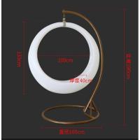 China high quality LED remote control luminous swing, rotational molding led swing for sale