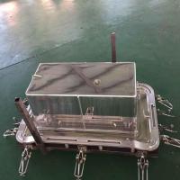 China CNC Processing Aluminum Block Rotational Molding Cooler Box Mould for sale