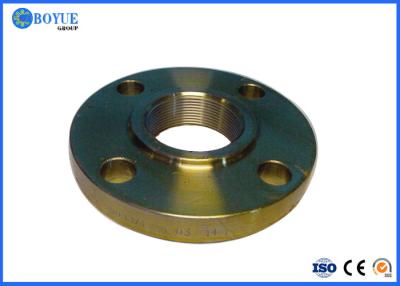 China Smooth Finish 3 Inch Threaded Flange Nickel Alloy Material For Power Generation for sale