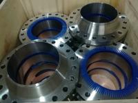 China ASTM B16.5 Weld Neck Pipe Flanges Nickel 201 High Precision FF RF RTJ WN Flange for sale