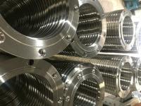 China Forged ASME B16.47 Weld Neck Pipe Nickel 200 Alloy Flanges 22 Inch - 48 Inch #600 for sale
