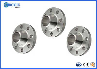 China Nickel Alloy Steel Pipe Flange , Weld Neck Pipe Flanges ASME B16.5 UNS N02200 for sale
