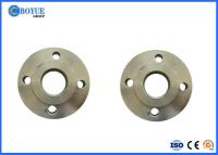 China Forged Stainless Slip On Pipe Flanges , RF Slip On Flange 1/2'' 2'' B16.5 B16.47 for sale