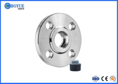 China RTJ Socket Weld Pipe Flanges , Class 150 Forged Stainless Steel Flanges F53 F51 F60 for sale