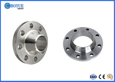 China Connection Weld Neck Pipe Flanges , ASTM Alloy 20 Raised Face Weld Neck Flange for sale