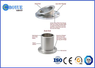 China ASME B16.5 Lap Joint Flange , Duplex Stainless Steel 316L Stub End Flange for sale