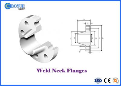 China Forged FF RF RTJ Incoloy Alloy Steel Flanges Weld Neck For Industry Size 2