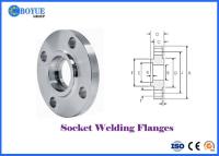 China ASME B16.5 Socket Weld Pipe Flanges , Duplex Stainless Steel Flange 3'' 300 for sale