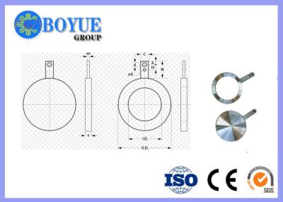 China PN6 - PN100 Spade Flange ASTM A182 F316Ti Forged DN10 - DN500 Class 900 for sale