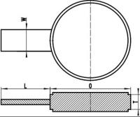 China Class 150 Spade Flange ASME B16.48 Alloy A182 F321 SCH140 DN15 - DN3000 for sale