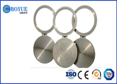 China Spacer Ring Spectacle Blind Flange 150 - 2500 PN6 - PN100 With ISO BV SGS Certification for sale
