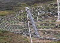 China Flexible Rockfall Protection Netting 200KJ-2000KJ Ring Netting For 5 Rings for sale