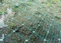 China 2.0mm 2.2mm Rock Fall Protection Mesh Green Rock Fall Barrier for sale