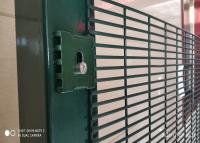 China Q235 Welded Mesh Fencing 4mm Hot Dipped Galvanized 358 Security Wire Mesh Fence for sale