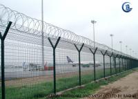 China PVC Coated Welded Wire Mesh Fencing 4.0mm 5.0mm Airport Security Fence for sale