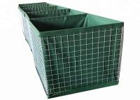 China Military Hesco Barrier Basket Hot Dipped Galvanized Welded Gabion 4.0mm Wire 75mm Mesh for sale