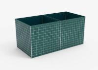 China Military Hesco Barrier Basket Hot Dipped Galvanized Welded Gabion 4.0mm Wire 75mm Mesh for sale