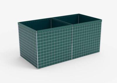China Military Hesco Barrier Basket Hot Dipped Galvanized Welded Gabion 4.0mm Wire 75mm Mesh for sale