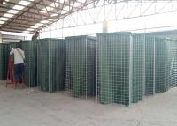 China Military Hesco Barrier Basket Hot Dipped Galvanized Welded Gabion 4.0mm Wire 75mm Mesh for sale