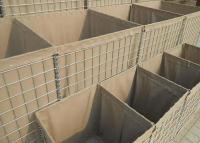 China Gabion Military Hesco Barrier Corrosion Resistance Hot Dipped Galvanized Wire 4.0mm ISO9001 for sale