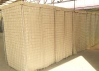 China Gabion Military Hesco Barrier Corrosion Resistance Hot Dipped Galvanized Wire 4.0mm ISO9001 for sale