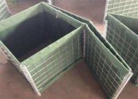 China Military Hesco Barrier Gabion Baskets 4.0mm 4.5mm Hot Dip Galvanized Wire Easy Install Defense Wall for sale